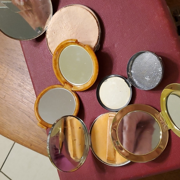 Vintage | Makeup | Vintage Antique Powdermirror Compacts | Poshmark